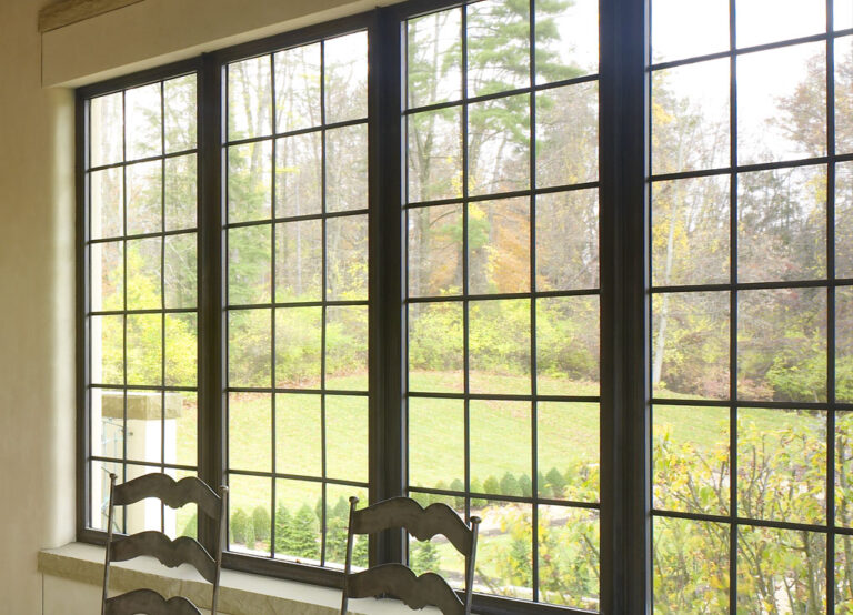 Elegant Steel & Bronze Fixed Windows for Any Space