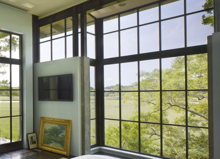 Elegant Steel & Bronze Fixed Windows for Any Space