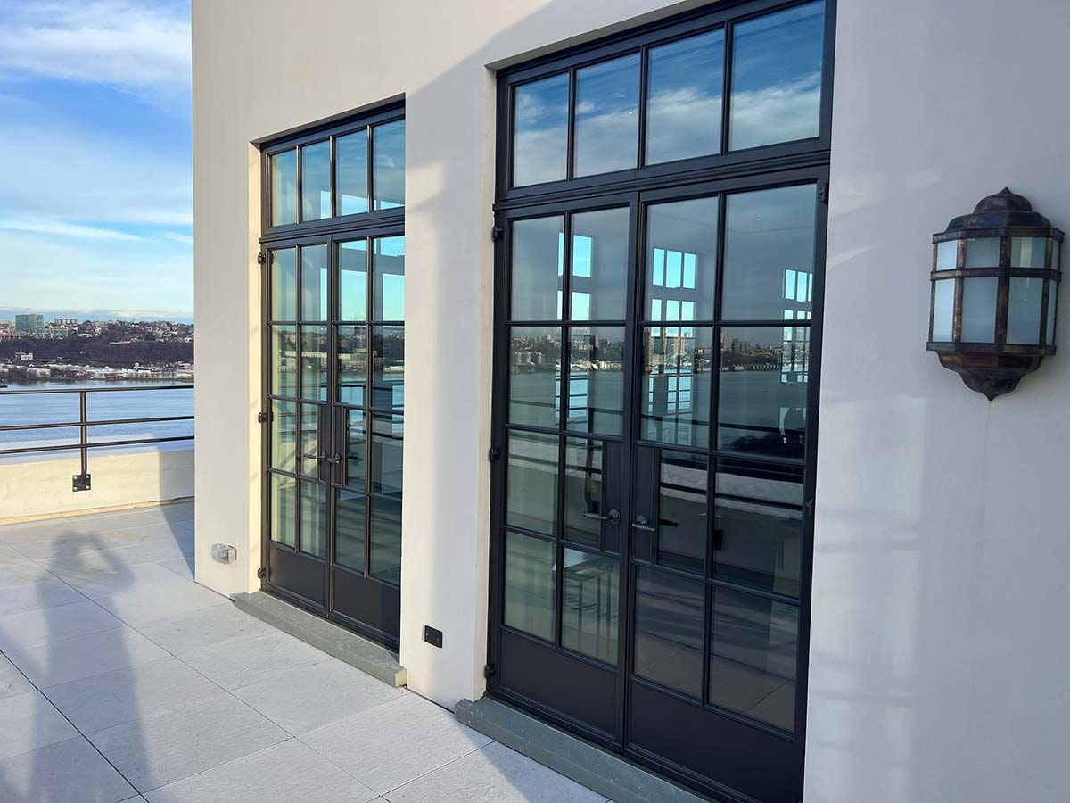 Durable Bronze & Steel Swing Doors for Any Entryway